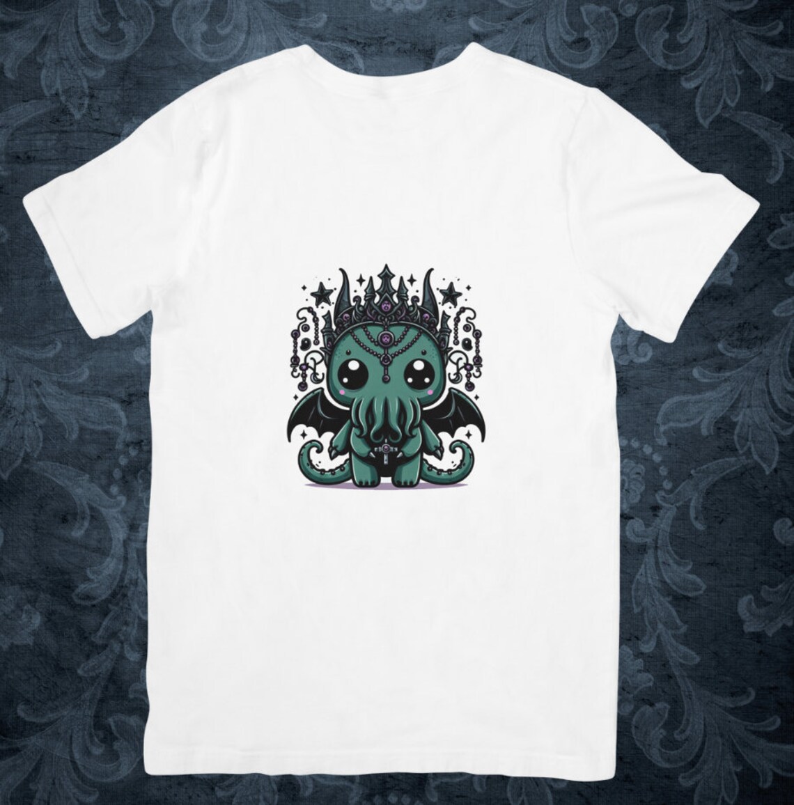 Cthulhu Gothic Clipart PNG, Cryptid Creature JPEG, Craft Supplies ...