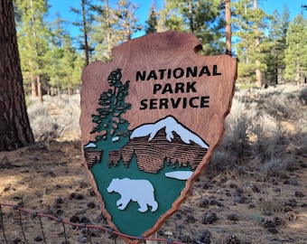 National Park 3D Wood Sign - Etsy