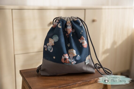 Little Prince Bag Personalized Kids Drawstring Bag for Boys - Etsy