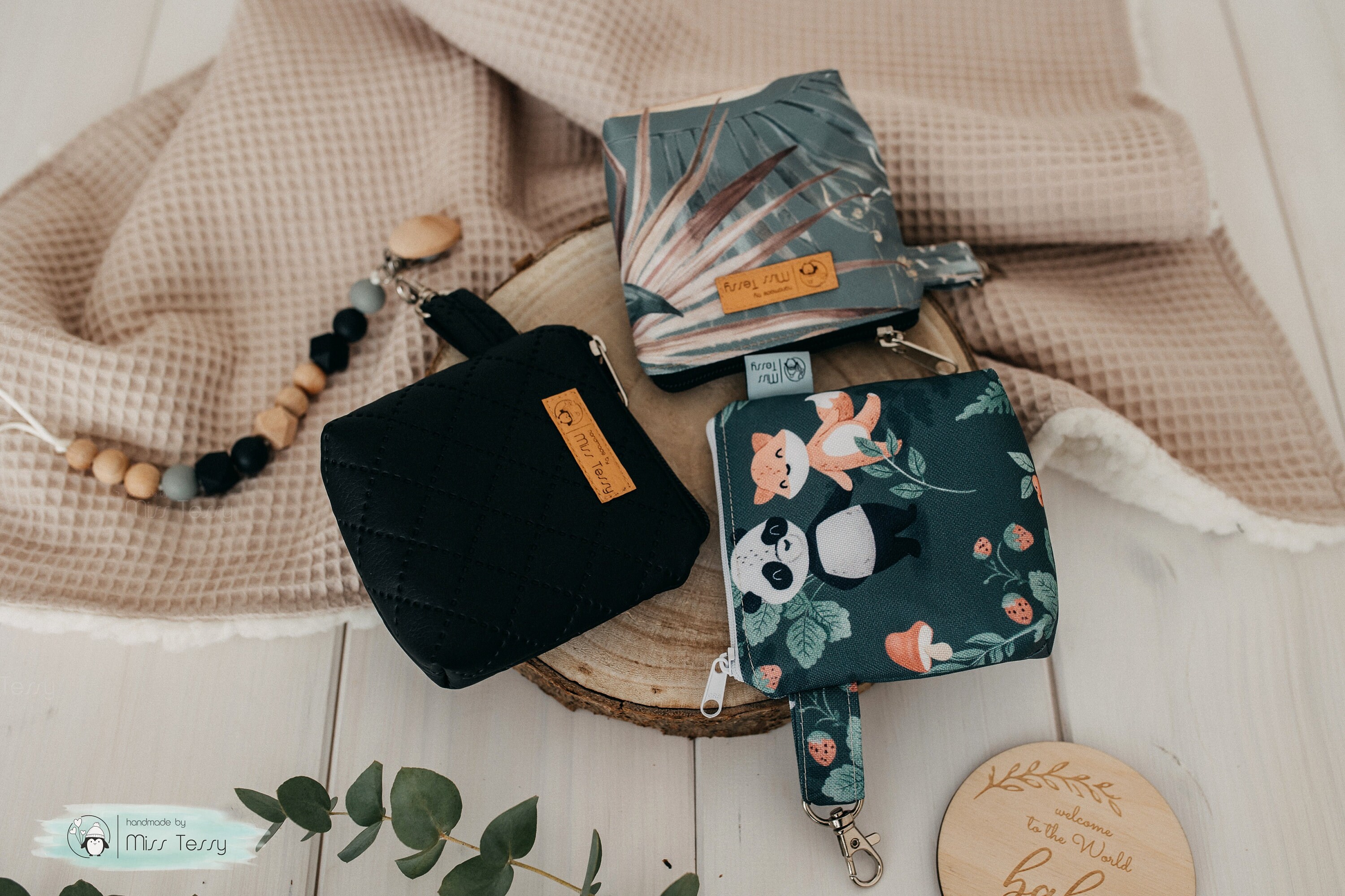Waterproof Pacifier Bag Black | Pacifier Pouch | Dummy Pouch | Pacifier ...
