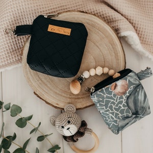 Waterproof Pacifier Bag Black | Pacifier Pouch | Dummy Pouch | Pacifier ...