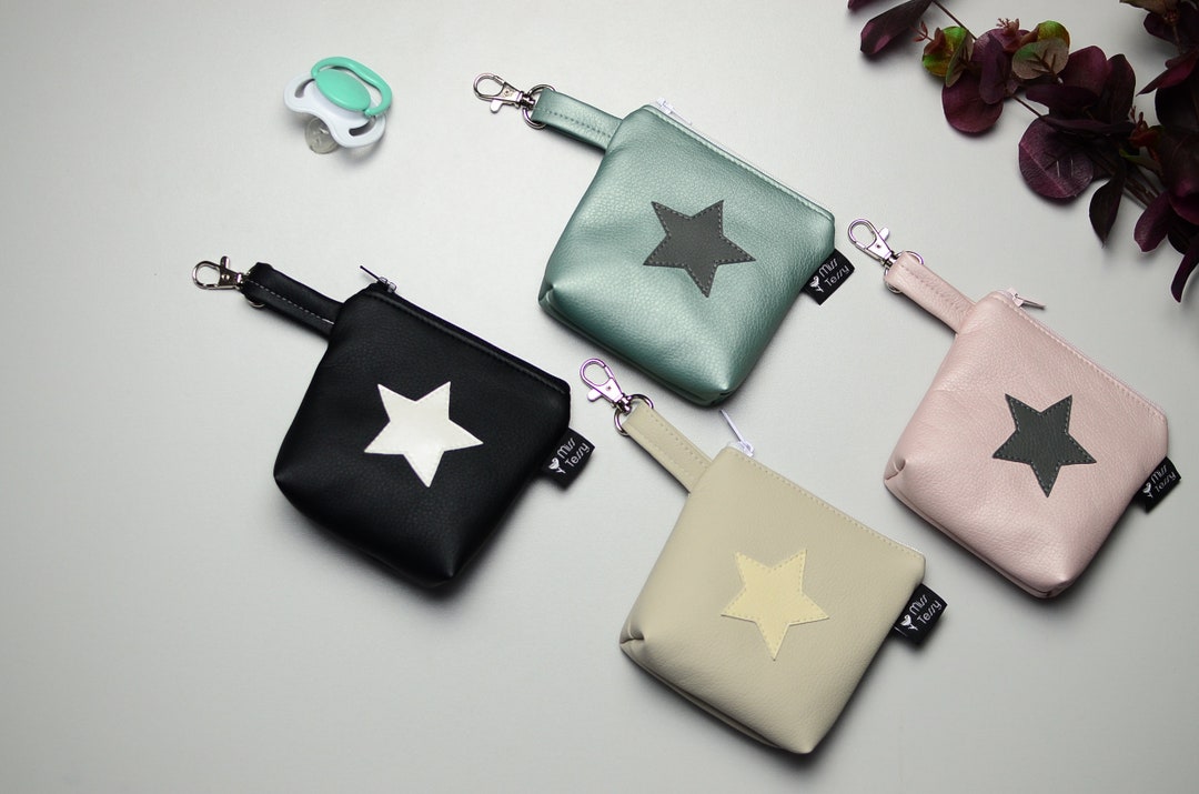 Stars Pacifier Bags in 6 Colors Pacifier Pouch Pacifier - Etsy