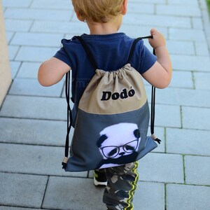 Kids Drawstring Bag Football Waterproof Back to School Bag Gym Bag Swim ...