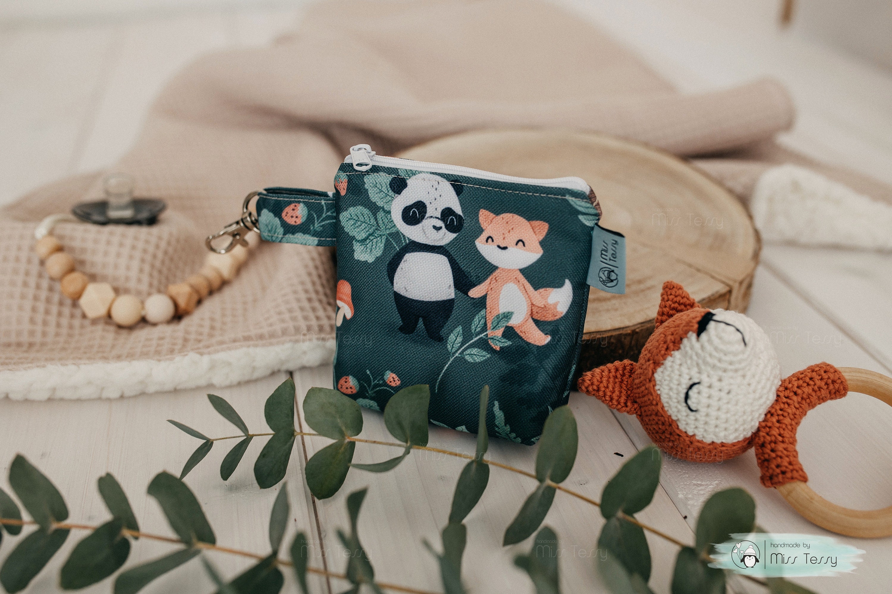 Waterproof Pacifier Bag Black Pacifier Pouch Dummy Pouch - Etsy