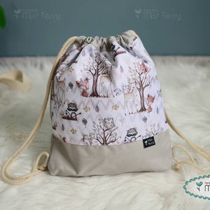 Kids Backpack Forest Friends | Artificial Leather Bag | Waterproof ...