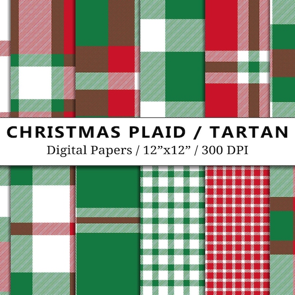 Plaid Christmas - Etsy