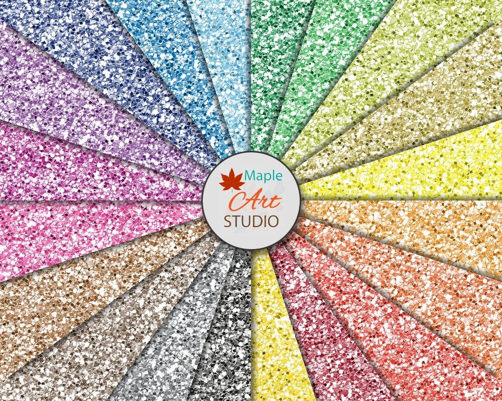 Glitter Textures Digital Paper, Sparkle Scrapbook Paper, Sparkling ...