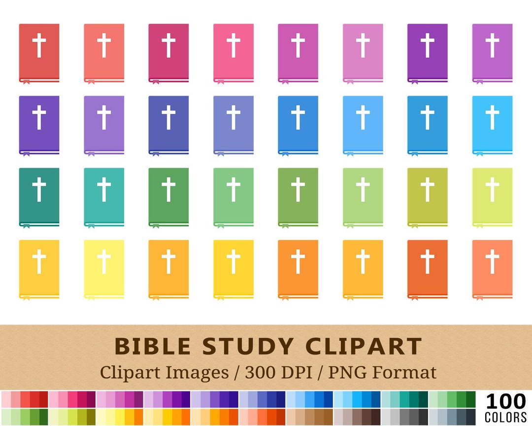 100 Bible Study Clipart, Religious Clip Art, Christian Church Planner ...