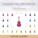 100 Guitar Clipart, Music Instrument Clip Art, Rainbow Electric Guitar ...