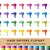 100 Square Checklist Clipart, Checklist Planner Box Clip Art, Rainbow ...