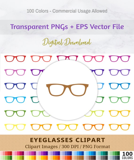 Geek Glasses Clipart