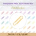 100 Paper Clips Clipart, Binder Clips, Clip Art, Rainbow Colors, Office ...