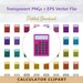 100 Calculator Clipart, Stationary Clip Art, Rainbow Math Homework ...