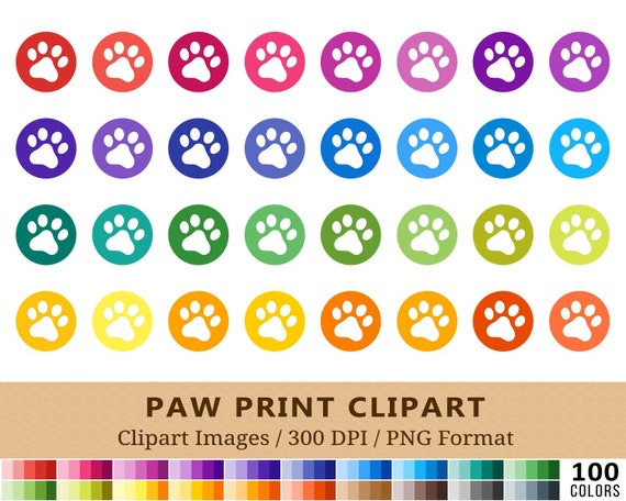 Cat Paw Print Clip Art Free