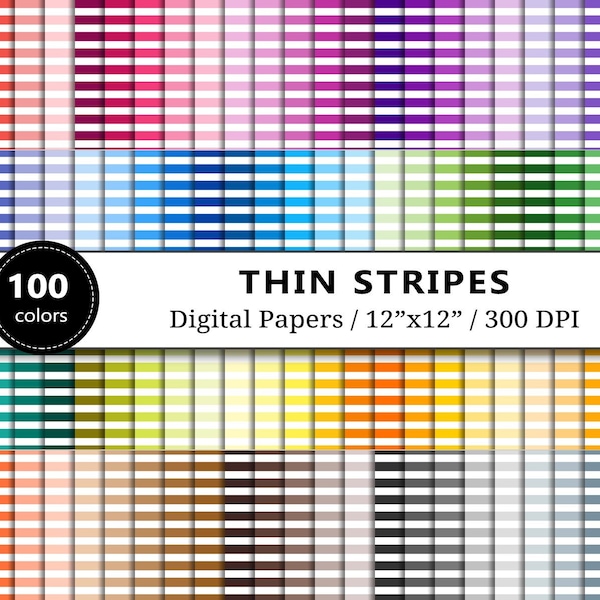 Horizontal Stripe - Etsy