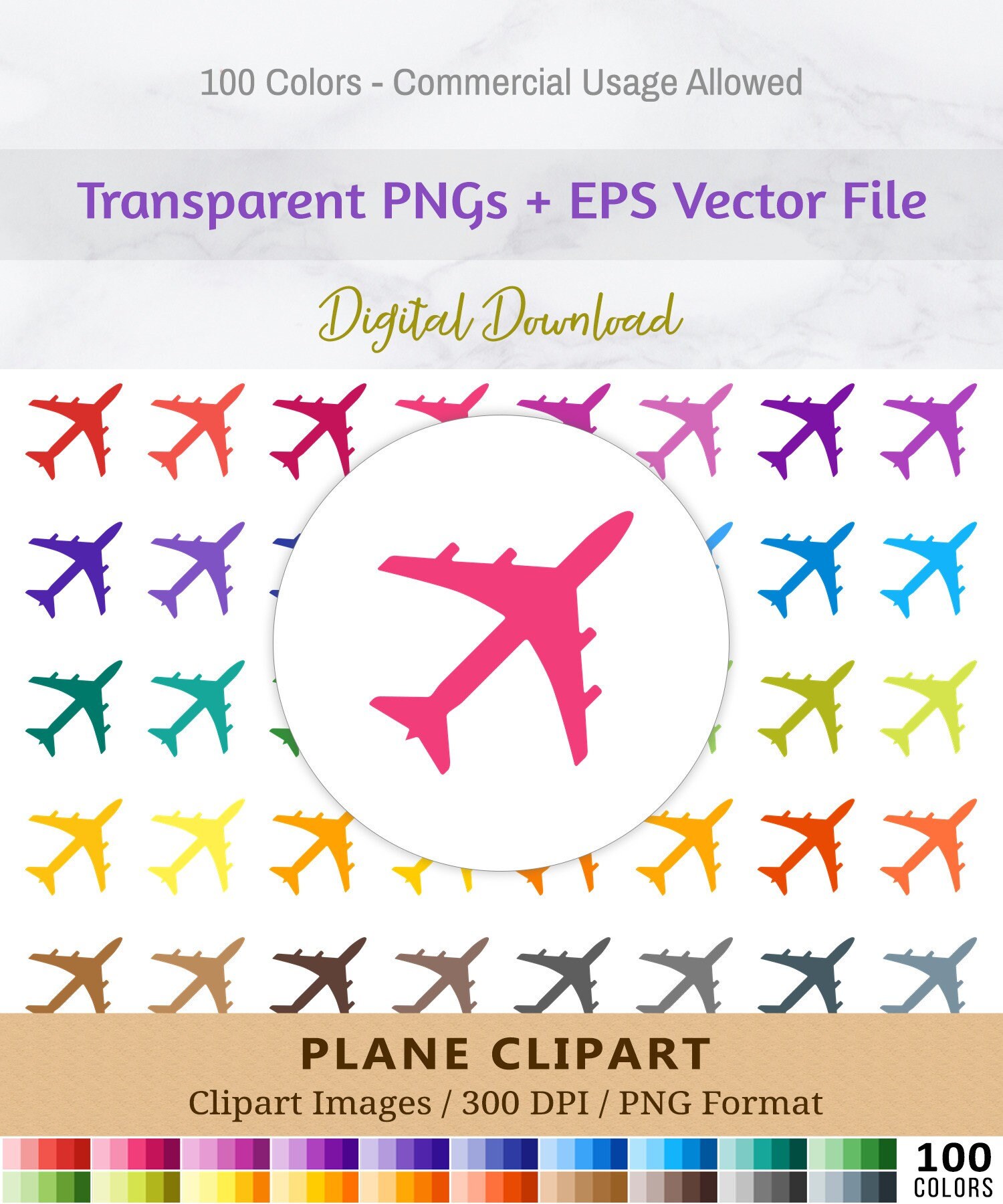 100 Airplane Clipart Clipart, Aeroplane Clip Art, Jet Flying, Rainbow ...