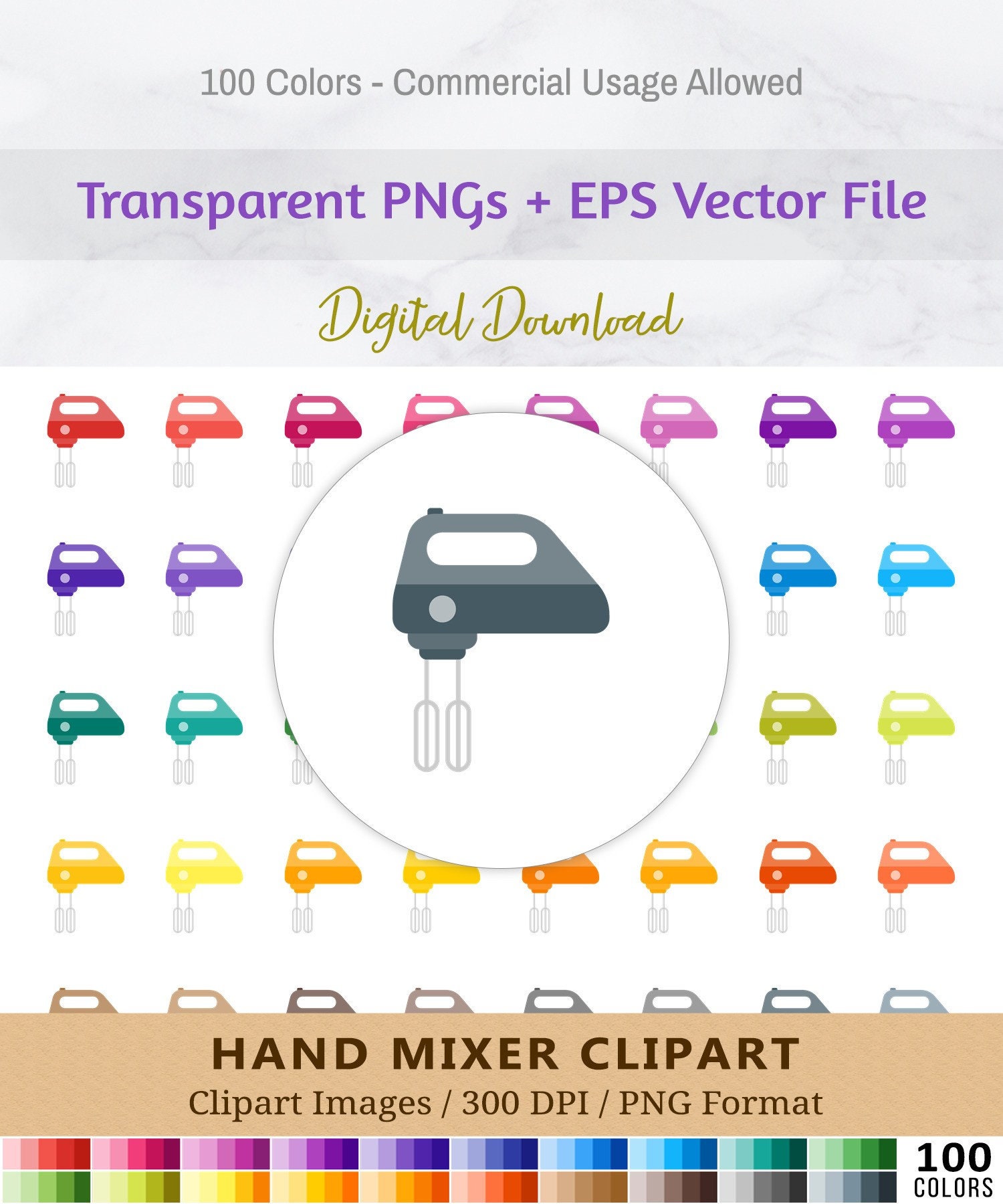 100 Hand Mixer Clipart, Electric Whisk Clip Art, Kitchen Aid Utensils ...