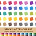 100 Checkmark Clipart, Tick Mark Clip Art, Rainbow Colors, Planner ...