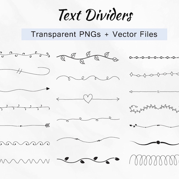 Doodle Dividers - Etsy