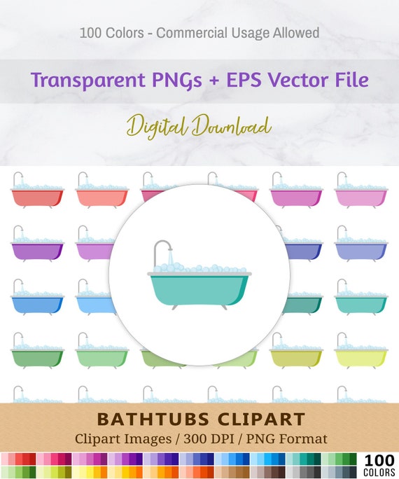 Bath Shower Clipart