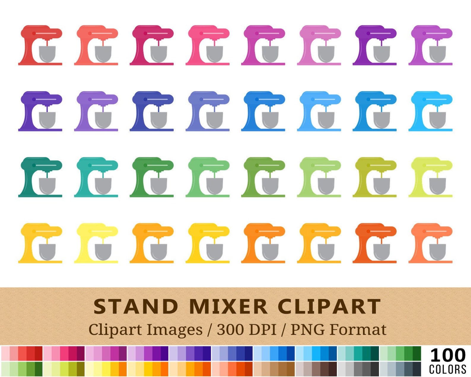 100 Stand Mixer Clipart Baking Clip Art Kitchen Aid | Etsy