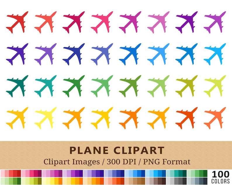 100 Airplane Clipart Clipart, Aeroplane Clip Art, Jet Flying, Rainbow ...
