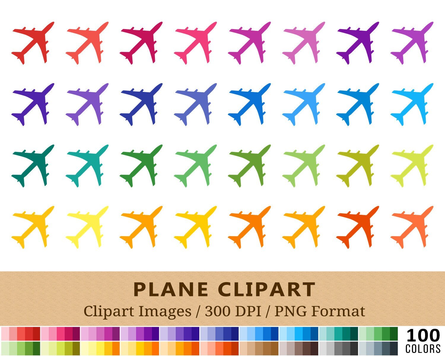 100 Airplane Clipart Clipart, Aeroplane Clip Art, Jet Flying, Rainbow ...