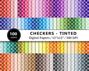 Tinted Swirls Digital Paper, 100 Rainbow Doodle Floral Pattern ...