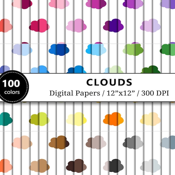 100 Pom Pom Clipart, Garland Clip Art, Rainbow Colors, Party Poms ...