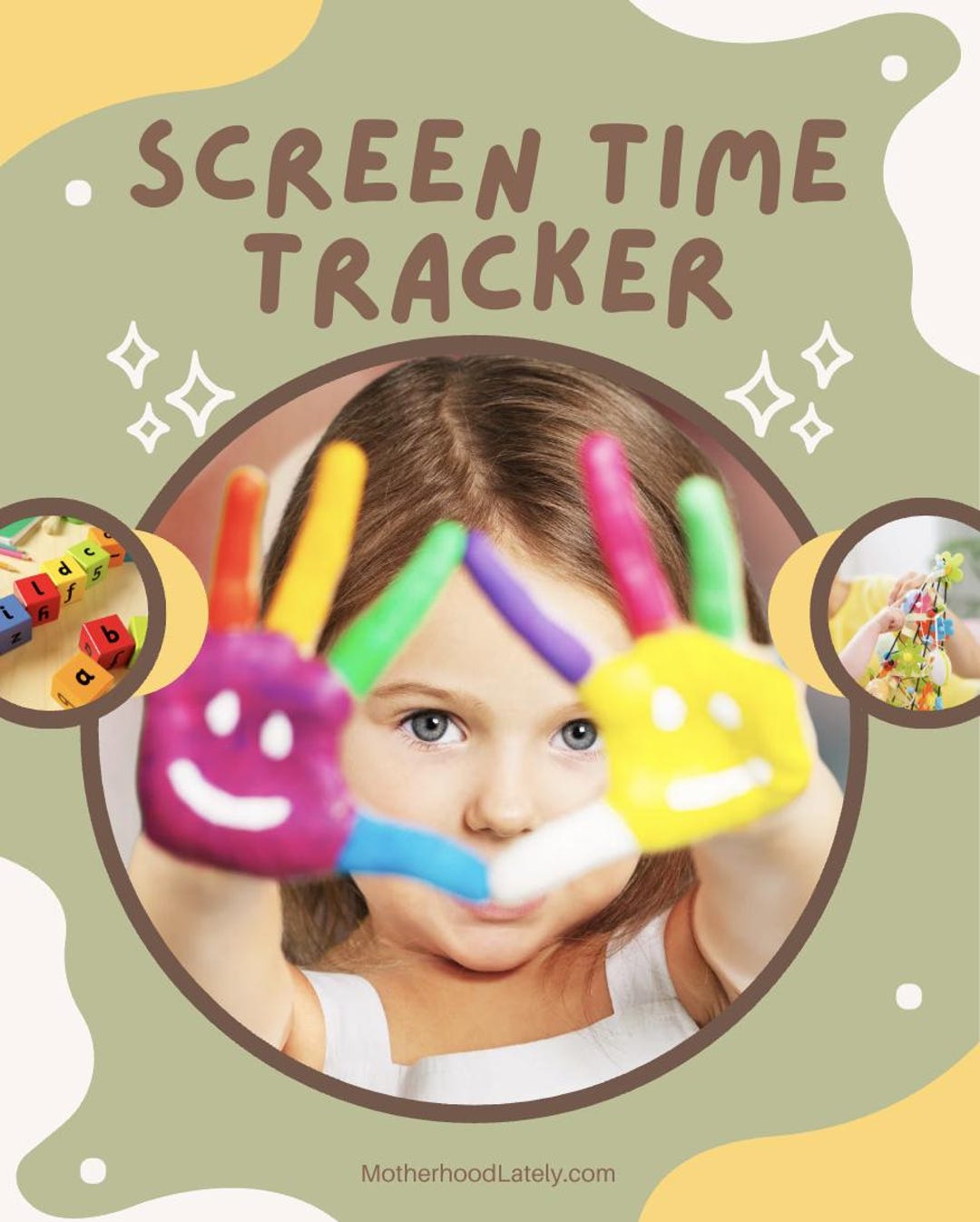 Kids Screen Time Tracker | Printable Reward Chart, Activity Planner ...