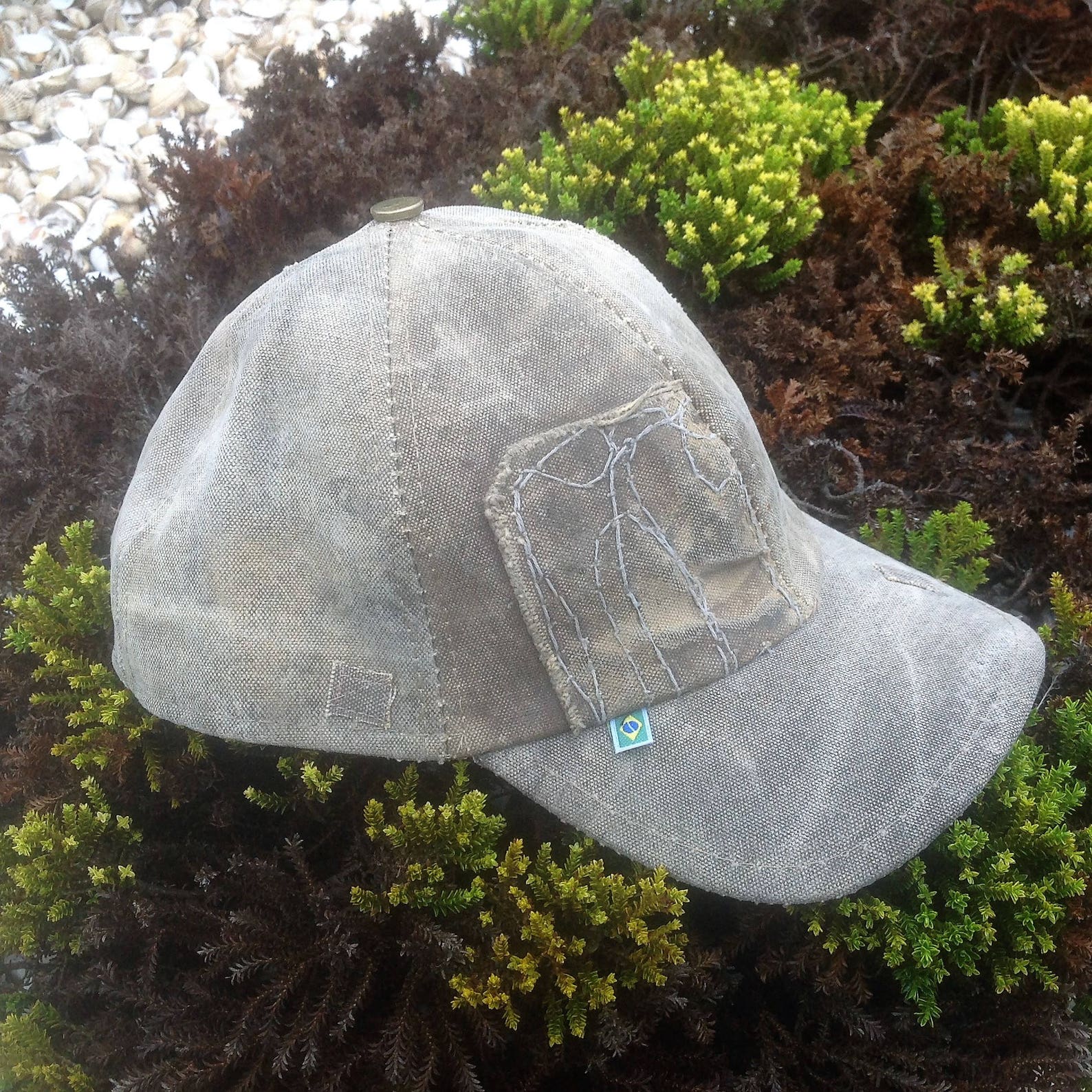 Tarp Eco Baseball Cap - Made From Recycled Brazilian Truck Tarpaulins ...