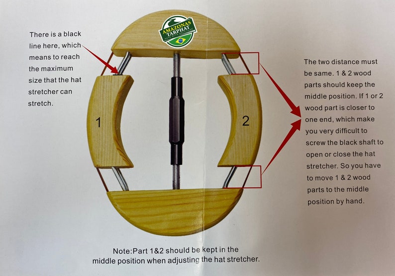 Hat Stretcher - 4 Way Deluxe Version - Etsy