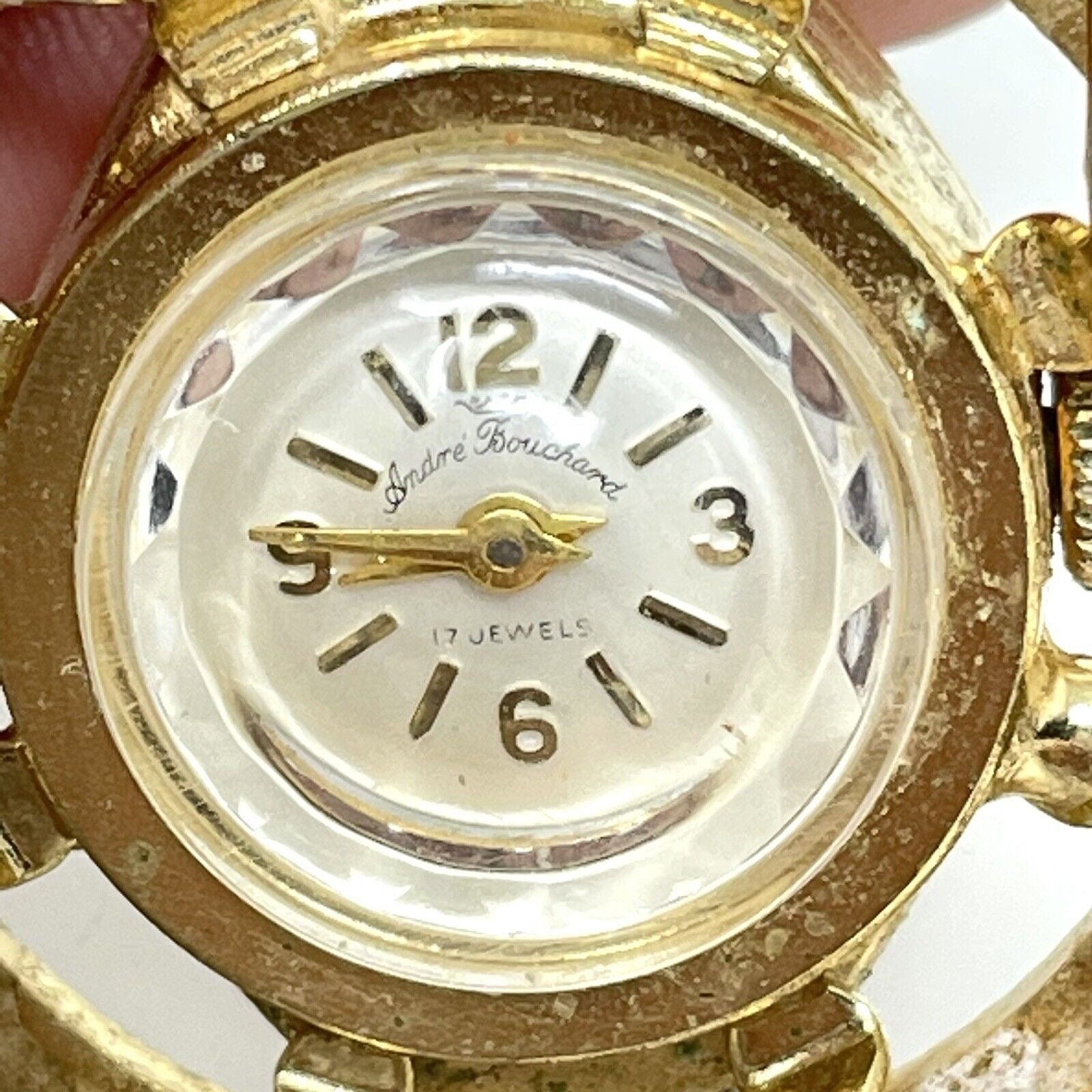 Andre Bouchard Baroness Heart Watch Pendant Vintage Detailed Wind-up ...