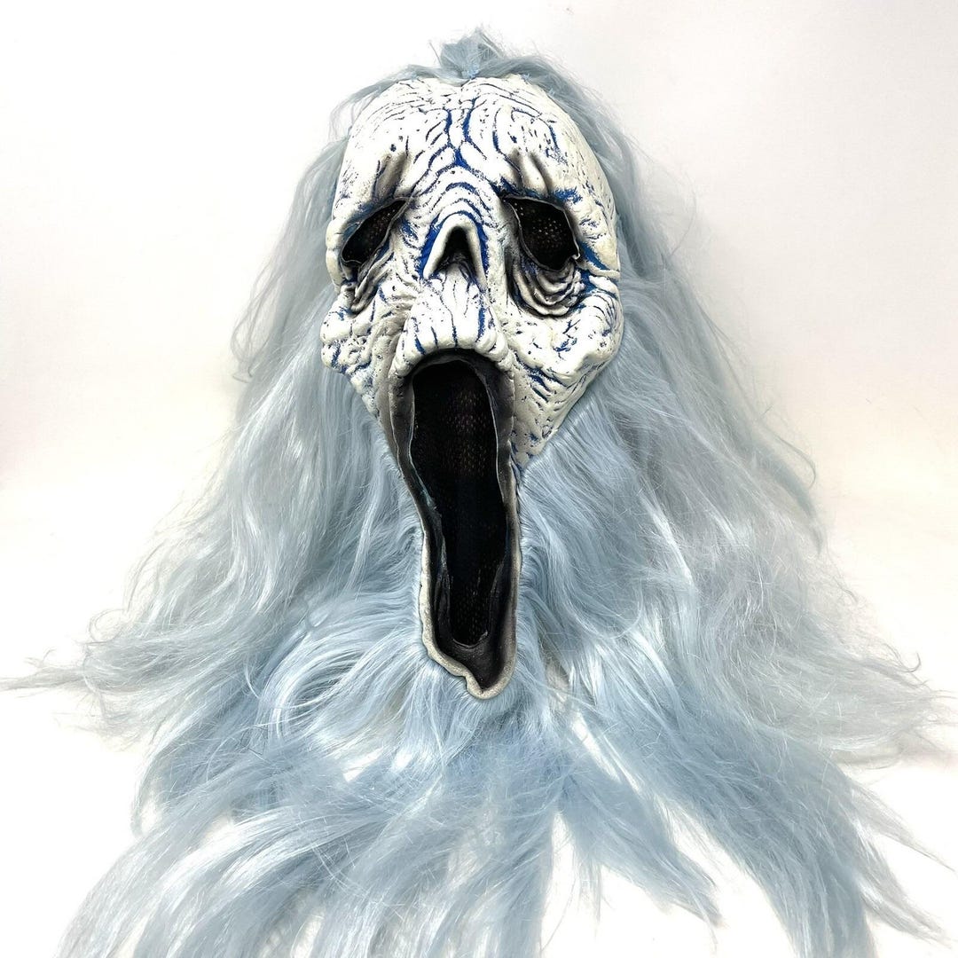 Scream Mask Horror the Paper Magic Group Rubber Vintage 2003 Halloween ...