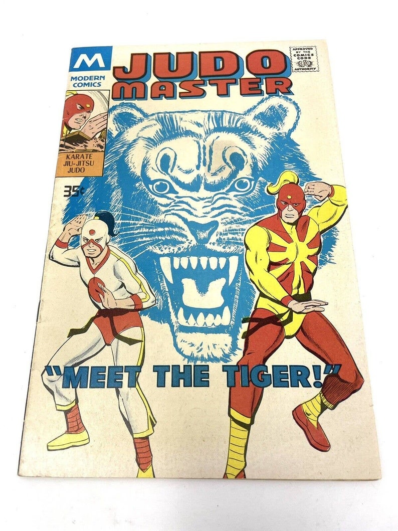 Judo Master 93 Meet the Tiger Modern Comics - Etsy