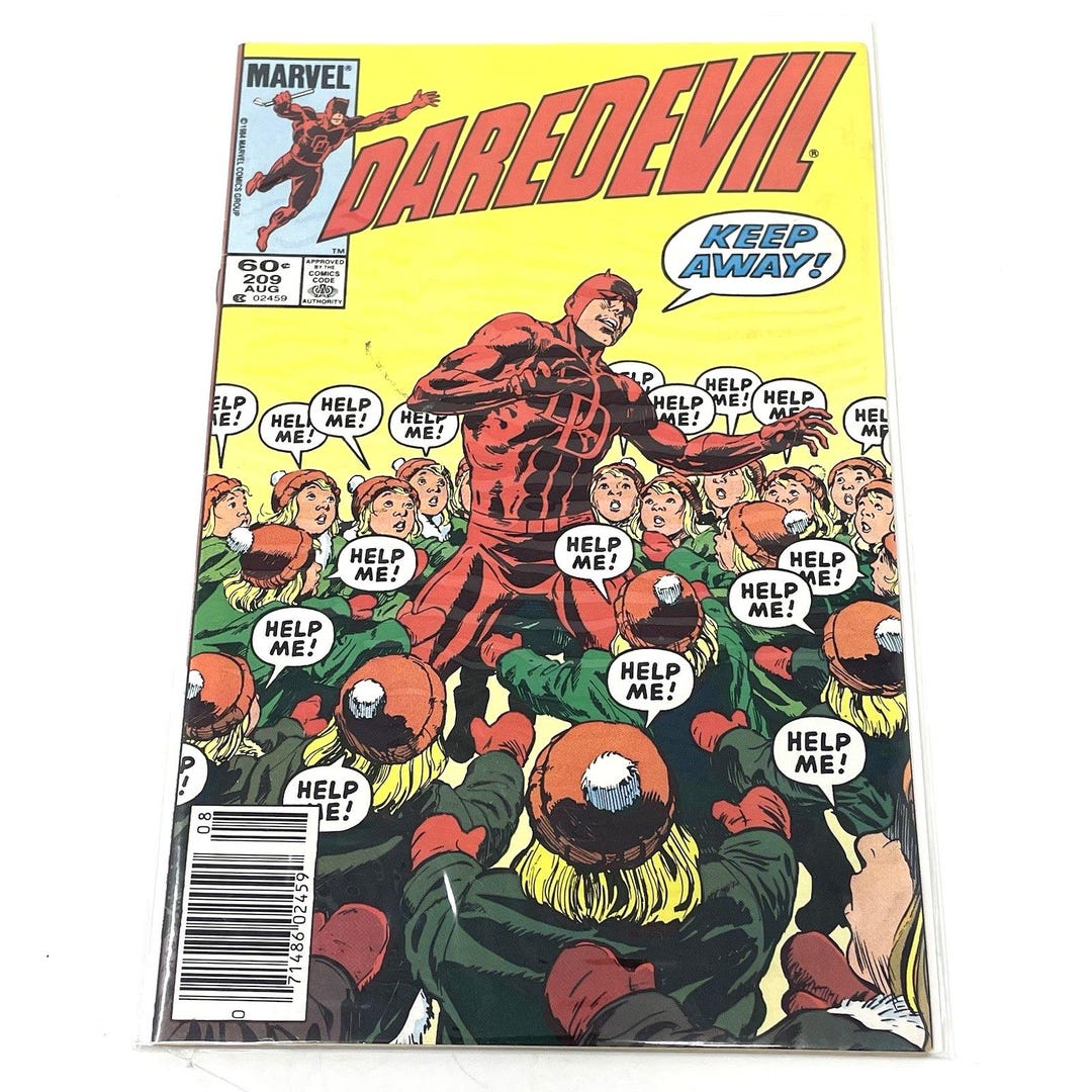 Daredevil #209 Marvel Comics 1984 Vintage Comic Book - Etsy