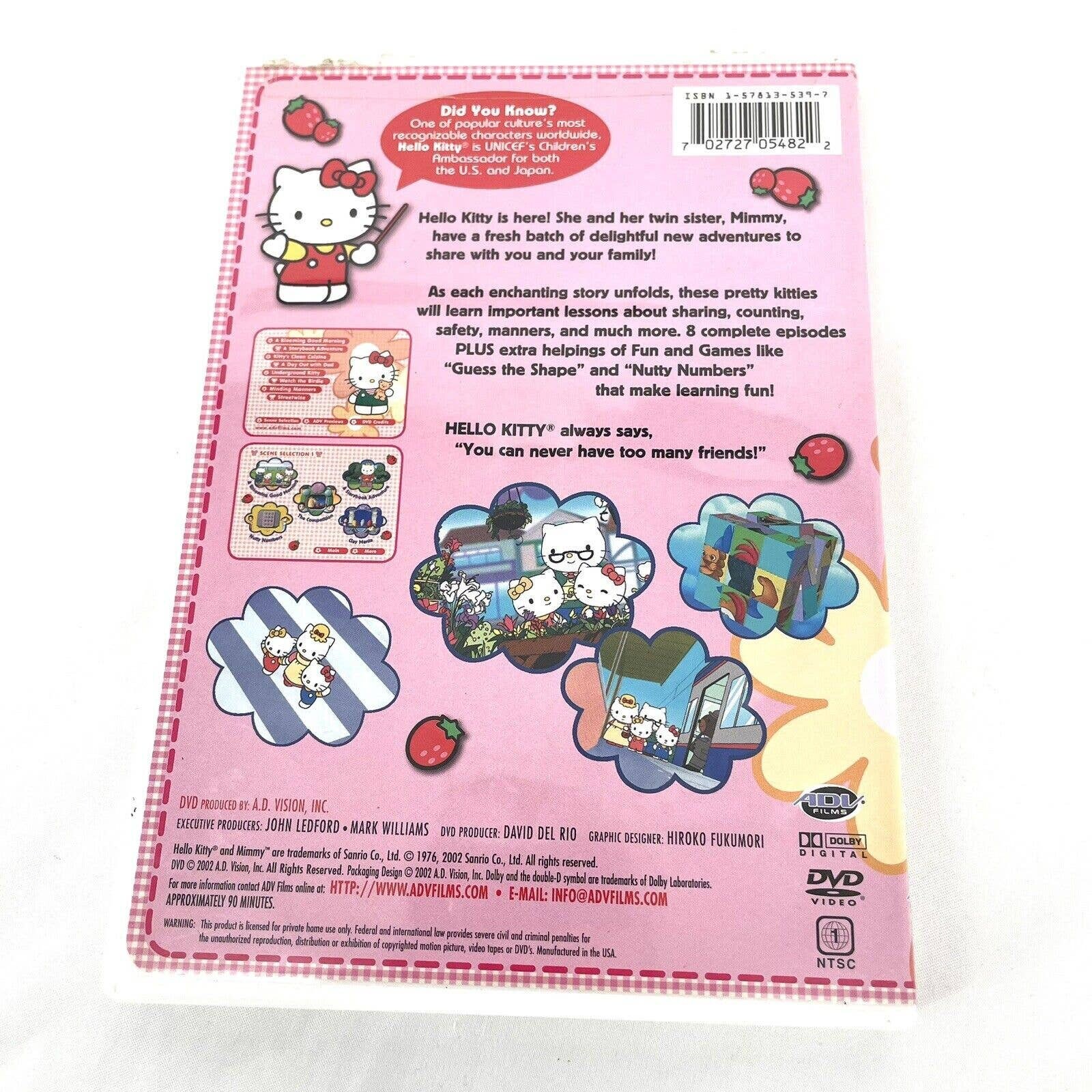 Hello Kittys Paradise Pretty Kitty Sanrio Vintage 2002 DVD - Etsy