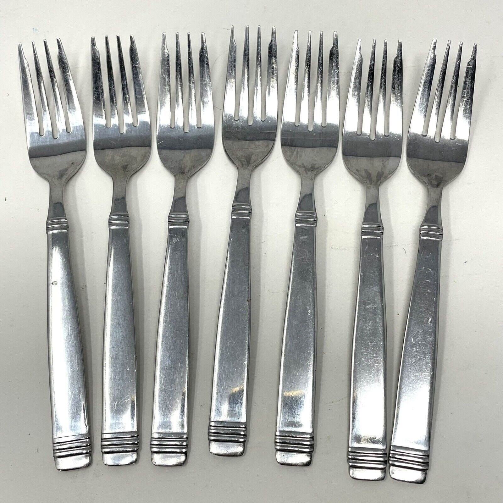 Farberware Stainless Steel Silverware Flatware SIMPLICITY 39 Forks Spoons Knives - Etsy