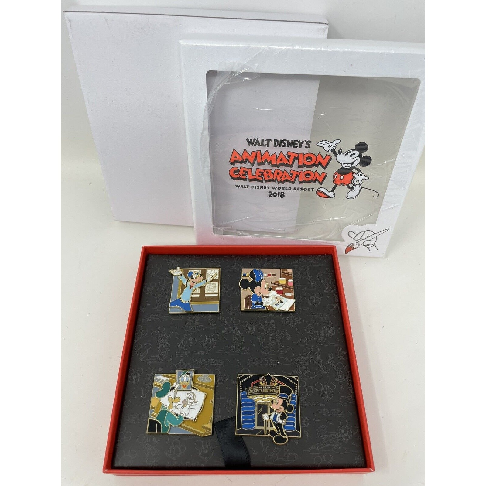 Walt Disney Pin Set Mickey Mouse Animation Celebration 2018 - Etsy