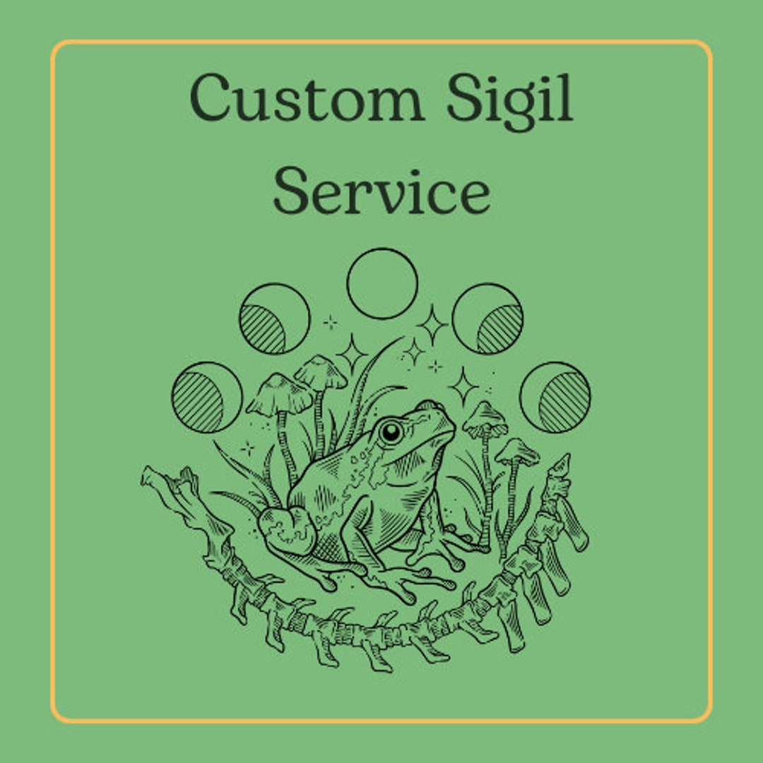 Custom Sigil Service Hand-drawn Sigils for Luck, Courage, Focus, Love ...