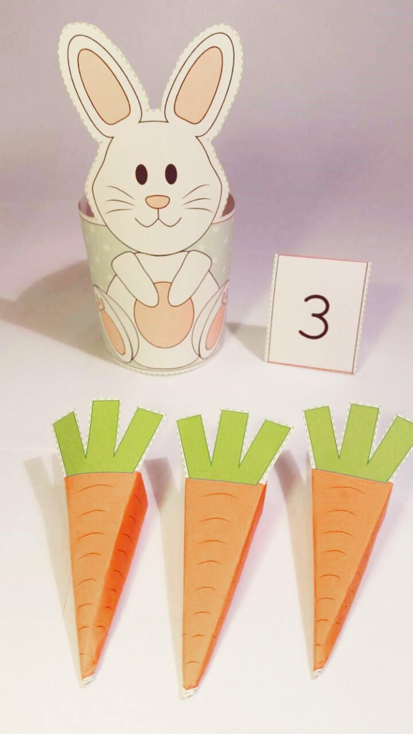Counting Carrots/ Easter Activity for Kids A Fun Way to Teach - Etsy UK