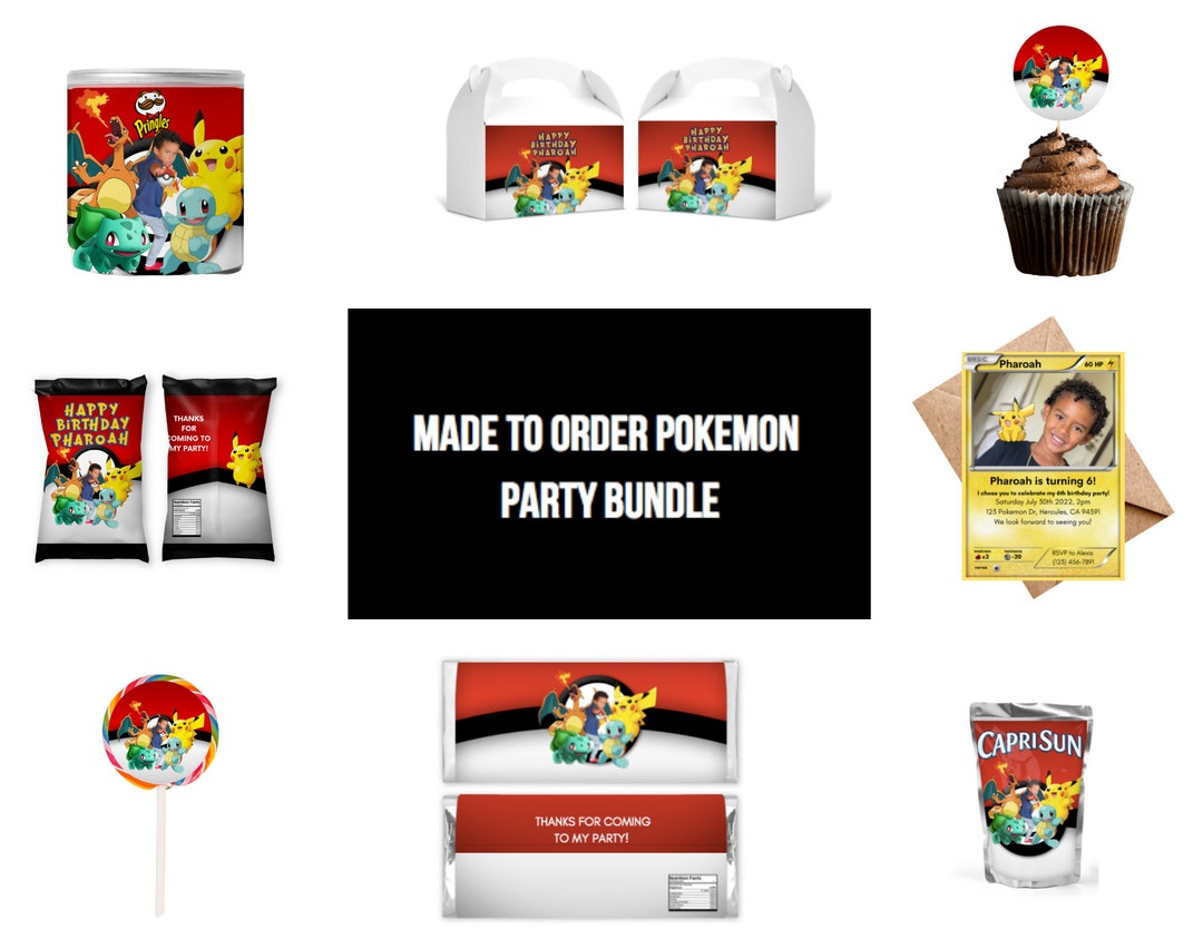 Made to Order Pokemon Party Bundle - Etsy