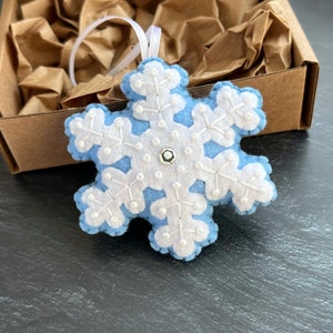 Felt Snowflake Christmas Decoration Christmas Tree Christmas Ornament ...