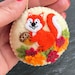 Felt Fall Ornament With Squirrel Fall Tree Decoration Fall Hanging ...
