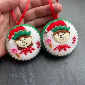 Personalised Christmas Elf, Christmas Decorations, Christmas Ornaments ...