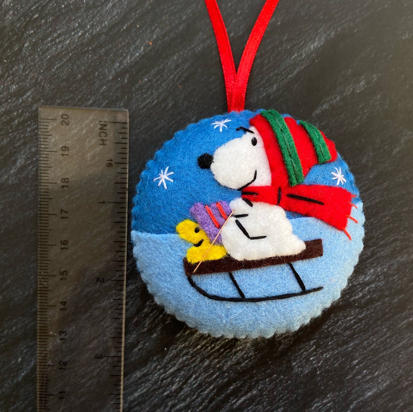 Felt Christmas Decoration Snoopy Christmas Snoopy Christmas - Etsy