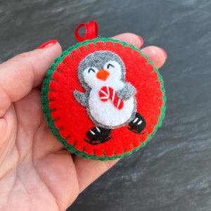Christmas Decorations, Felt Christmas Ornaments, Snowman, Reindeer ...