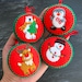 Christmas Decorations, Felt Christmas Ornaments, Snowman, Reindeer ...