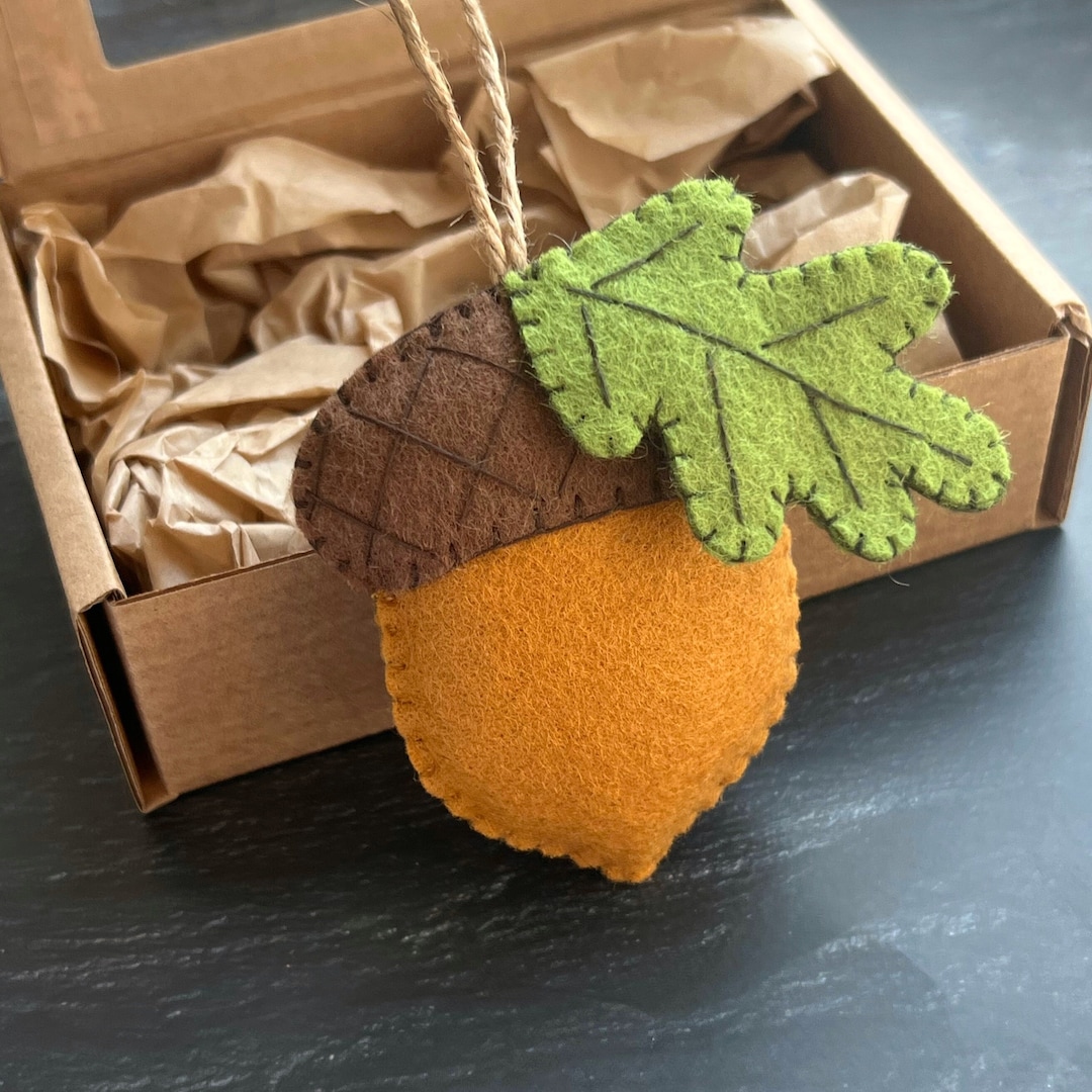 Felt Acorn Fall Ornament Fall Tree Decoration Autumn Decor Acorn ...