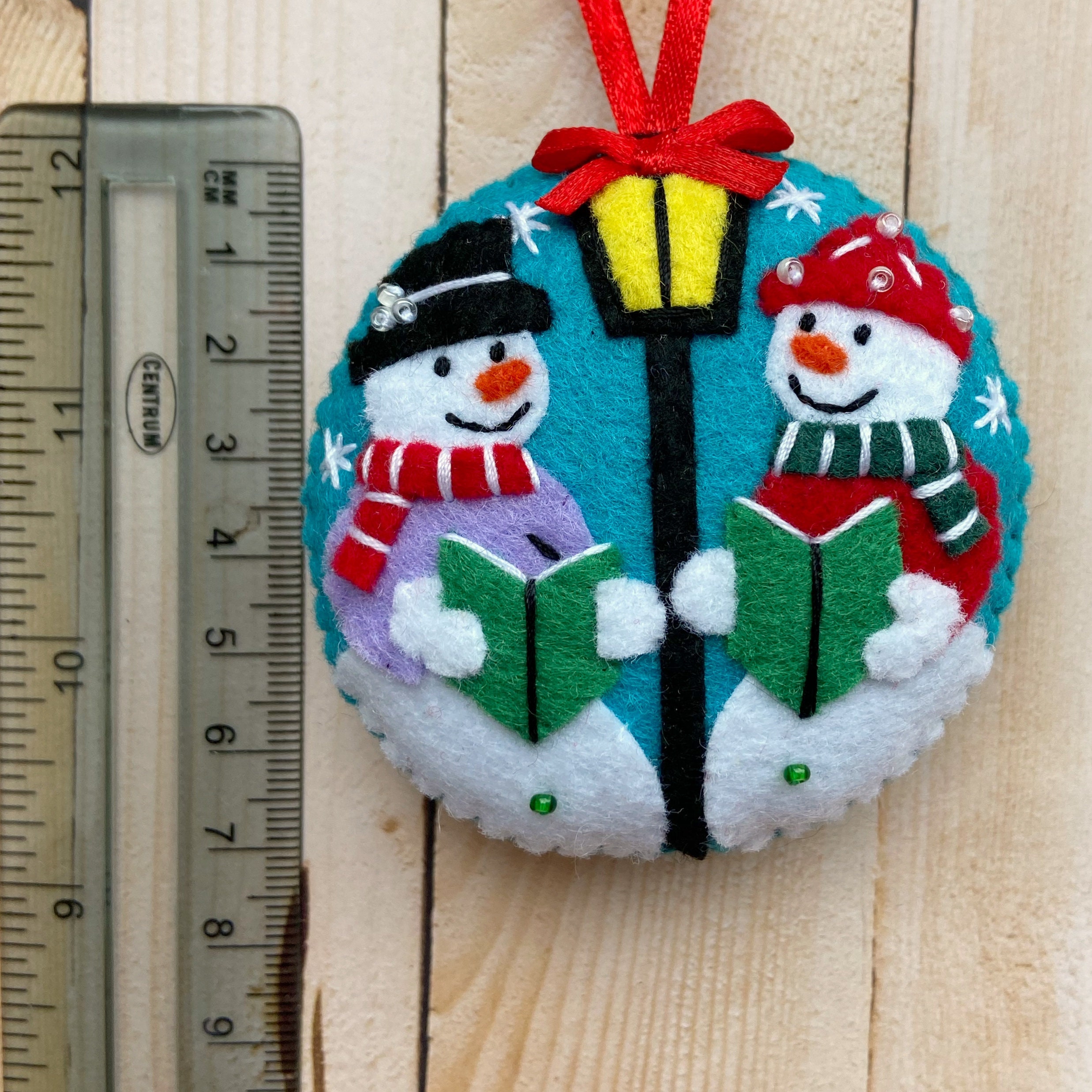 Christmas Decorations Felt Snowman Ornament Snowman Decor - Etsy